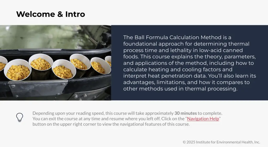 Ball Formula Calculation Method - IEH Academy